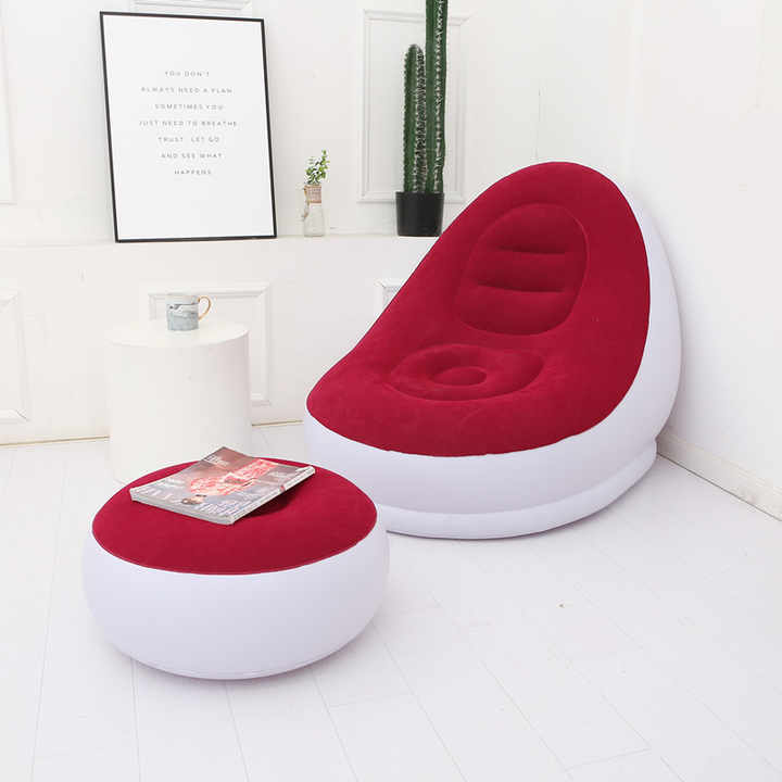 New Lazy Silla Inflables Outdoor Air Pump Lounge Sofa Bed Inflatable ...