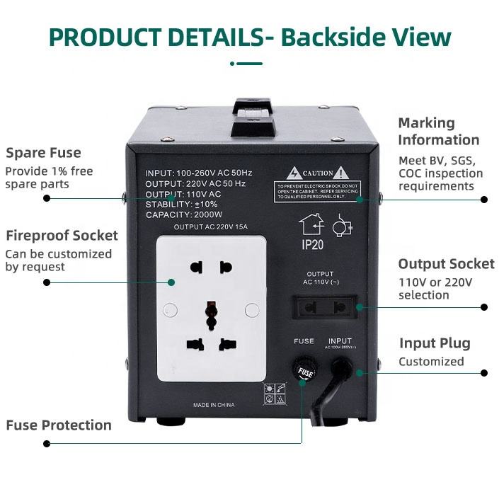 220V AC Single Phase 100-260V AC Input Household Voltage Regulator ...