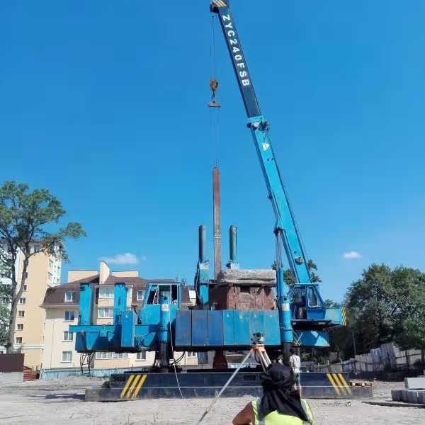 Large Rig Component Static Hydraulic Piling Press Stable Pressure Pile ...