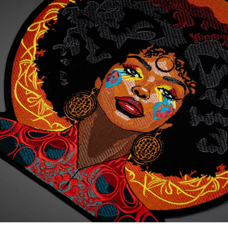 Afro Women Back Patch, Inspired Beauty and Power of Afro Women, Iron-On ...