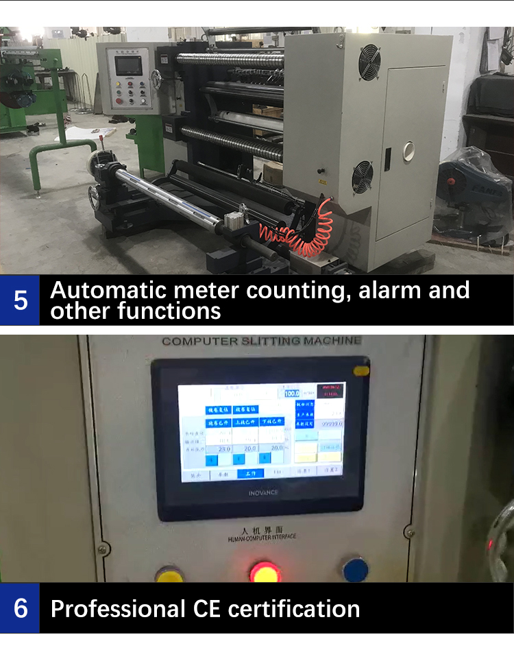 Ultra High Speed Touch Screen Automatic PVC Film Cutting Machine with ...