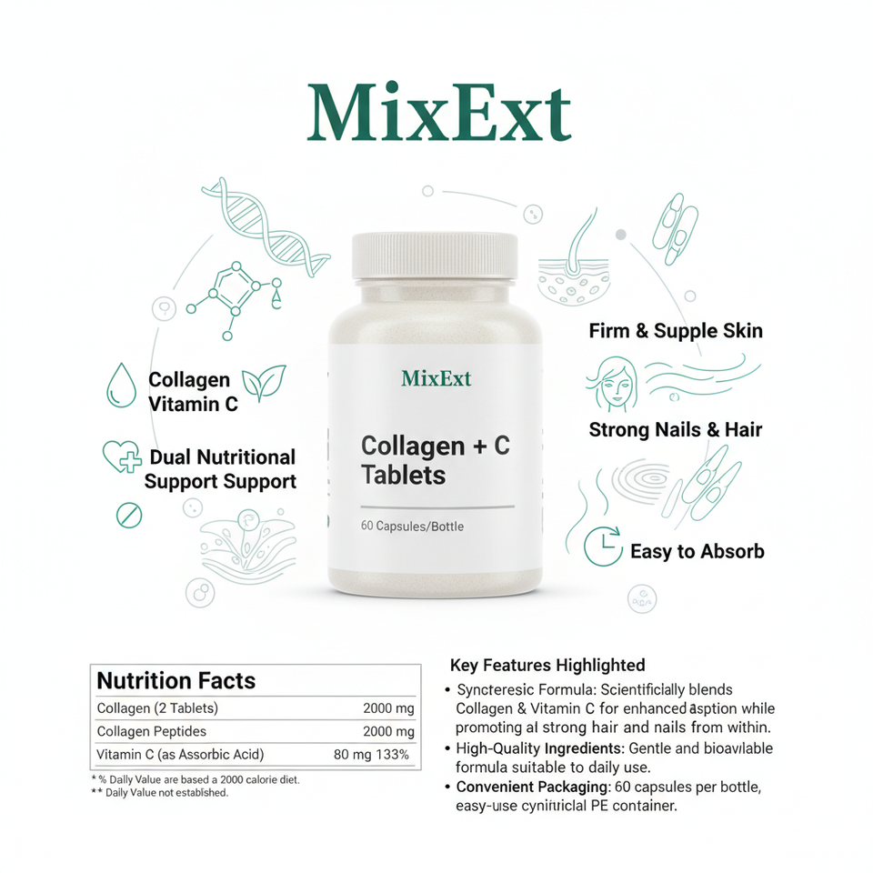 OEM ODM Private Label Collagen & Vitamin C Tablets Anti-Aging ...