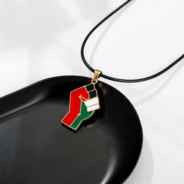 Stainless Steel 18K Gold Plated Palestine Necklace & Jewelry ODM