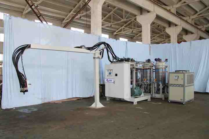 High Pressure PU Polyurethane Foam Mixing Machine for Pipe Insulation ...