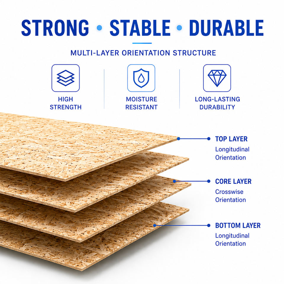 China 18mm Fireproof OSB Board Eps Sandwich Wall Sip Panel Solid Wood ...