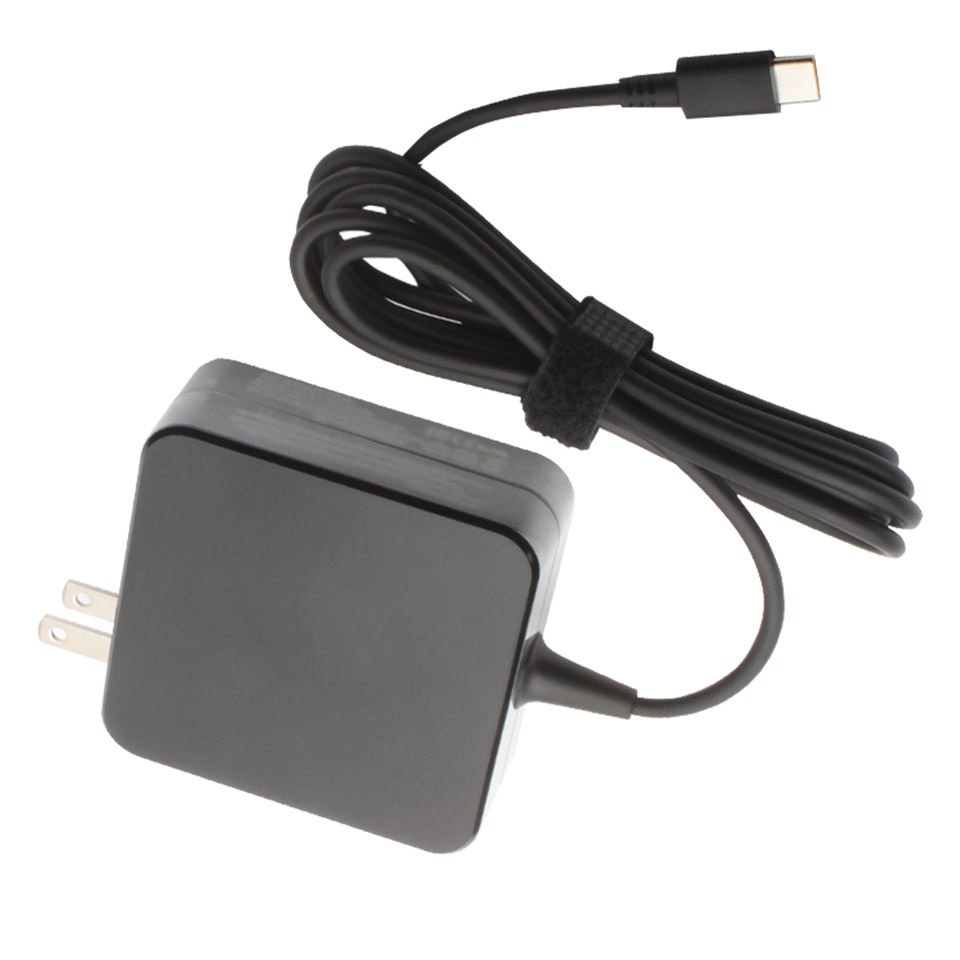 65W PD Type-C Electric Fast Laptop Charger OTP/OCP Retractable Cable ...