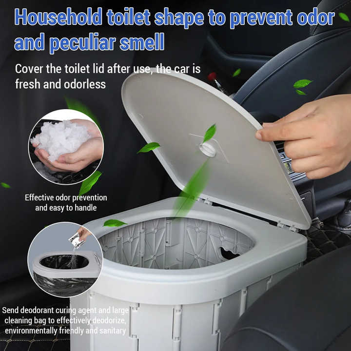 Portable Toilet for Camping Car-mounted Folding Toilets for Travel ...