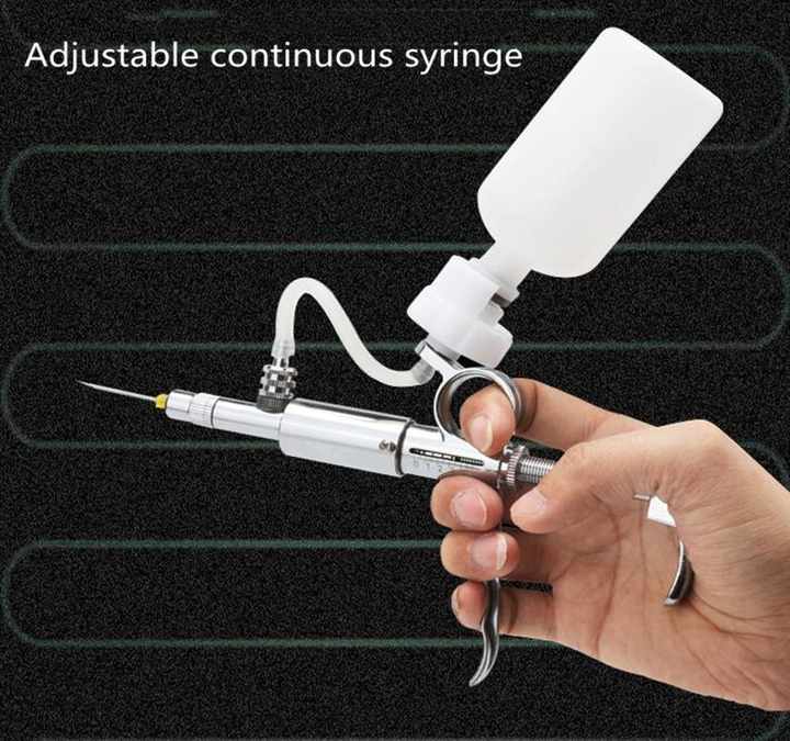 Poultry Chicken Duck Goose Pig Cattle Automatic Vaccine Syringe