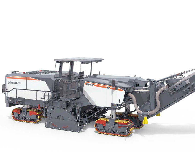 Road Construction Machinery W250XF 900KW 2200mm Asphalt Cold Recycler ...