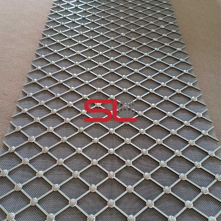Decorative Diamond Radiator Wire Mesh Grilles for Cabinets Doors