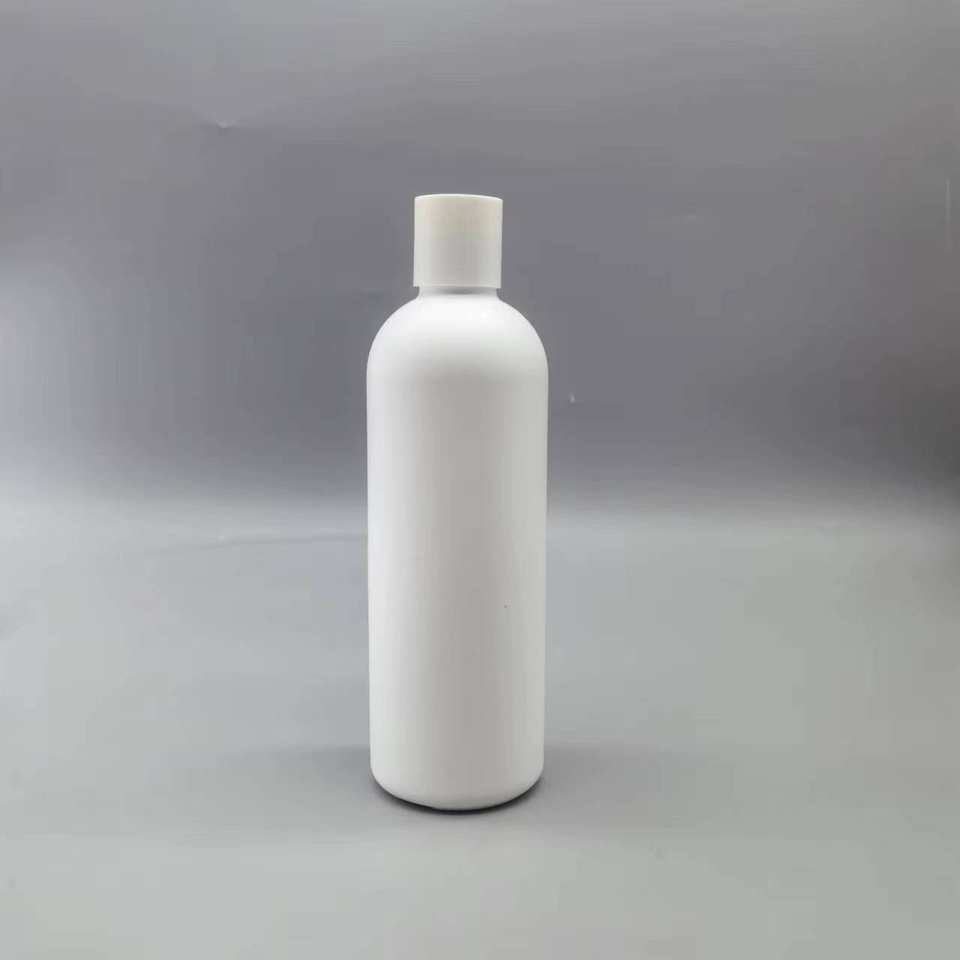 500ml Flat PE Pump Bottle for Personal Care Skincare Cleaning ...