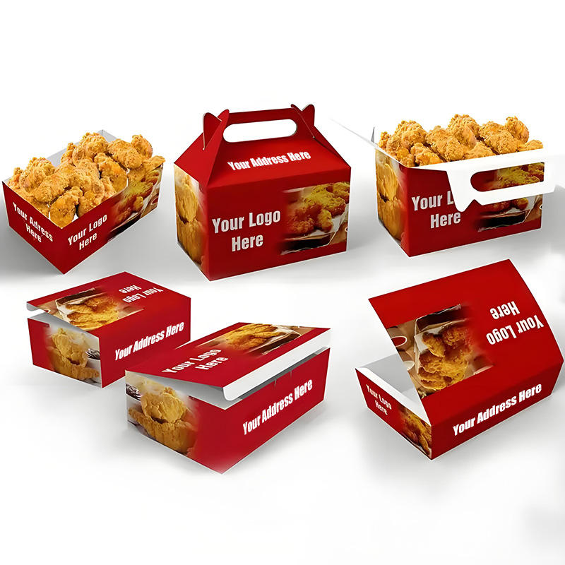 Disposable Fast Food Packaging Boxes - Custom & Recycled