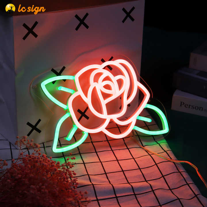 led 3D led waterproof plastic glass RGBW led neon flex single word ...