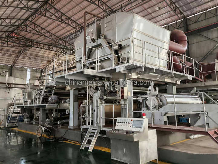 Crescent Former Tissue Paper Production Line High Speed Crescent Toilet Paper Making Machine ...