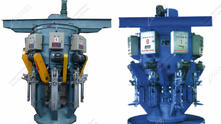 Bulk Cement Concrete Spouts Rotary Packing Bagging Equipment