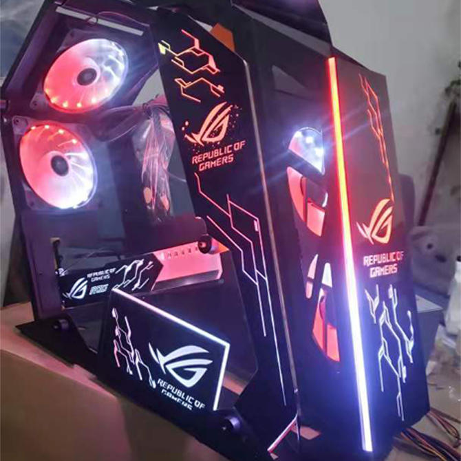 Oem Best Price Atx Cabinet Gaming Computer Case Rog Gaming Rigid Case ...