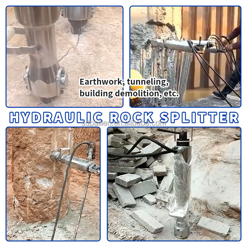 Stone Demolition Rock Splitter Gun Static Stone Splitting Quarry Mining ...