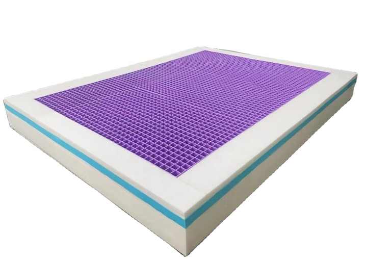 Modern Queen Cal King TPE Honeycomb Gel Mattress - Durable & Washable