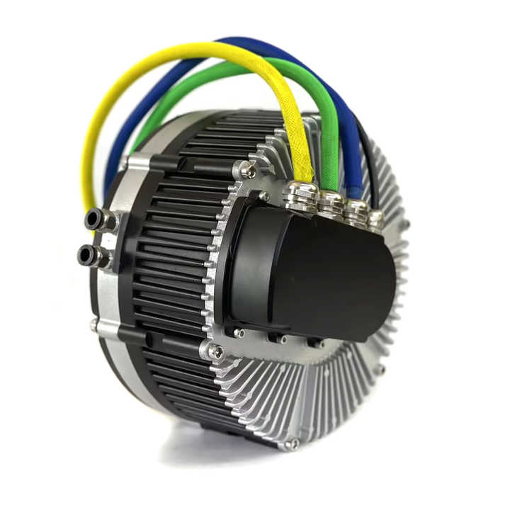 HTM11KW Axial Flux DC Motor - High Thrust for Electric Vehicles