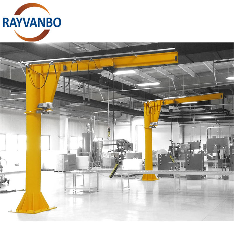 1 Ton 5 Ton 10 Ton JIB Crane with 360 Degree Rotating Column Jib Crane Pillar Slewing Floor ...