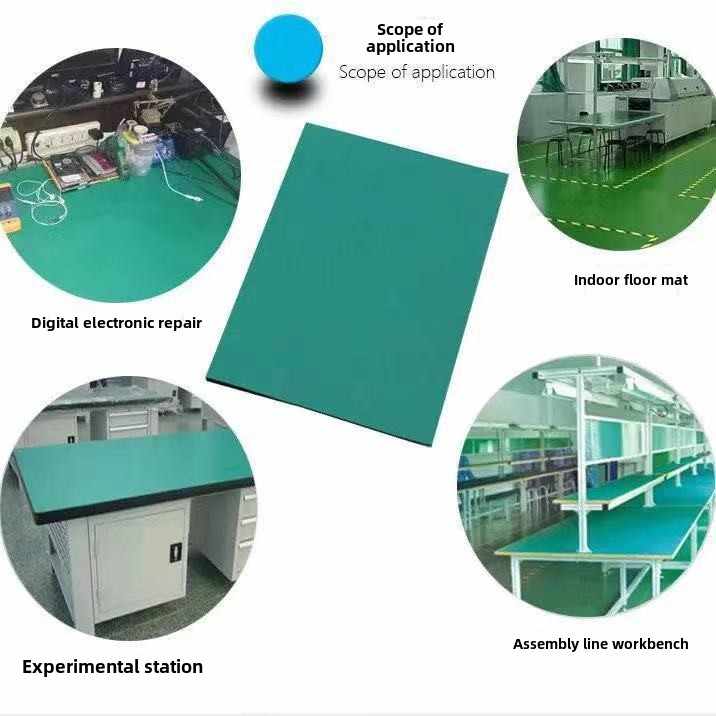 Dapeng High-Temperature Insulating Rubber Mat Anti-Static Double-Layer ...