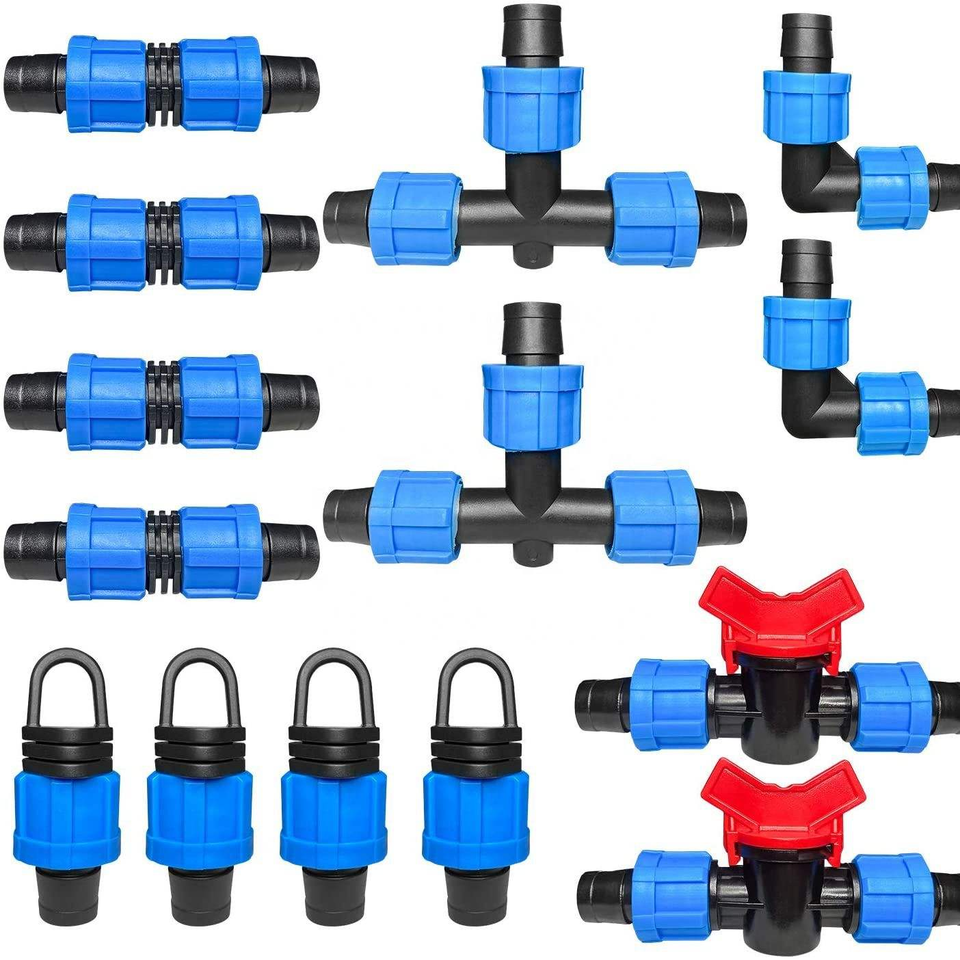 Drip Tape Connector Fittings Valves for Garden Irrigation| Alibaba.com