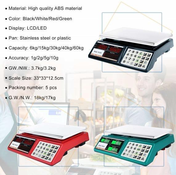 40kg Electronic Scale Digital Pricing Scale For Retail Products from ...