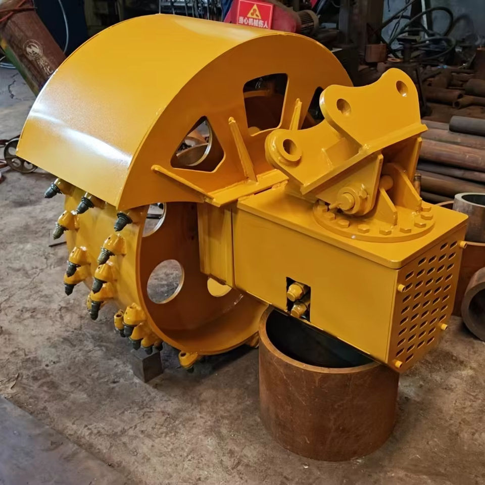 New 5-11 Tonnage Excavator Hydraulic Rock Wheel Trencher Construction ...