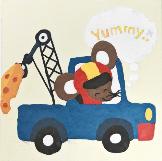 Cartoon Mouse Tow Truck Squishy Clay Art - Kids DIY Air Dry Clay ...