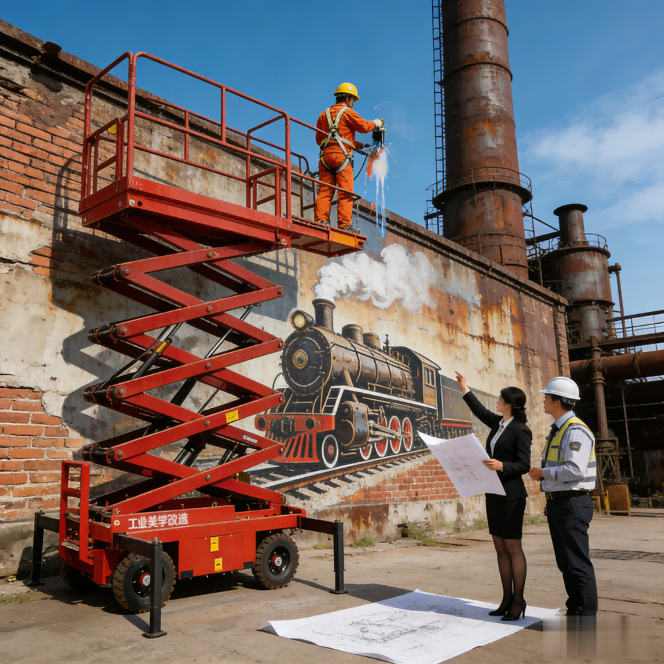 Outdoor all Terrain Hydraulic Aerial Work Platform Crawler Scissor Lift ...