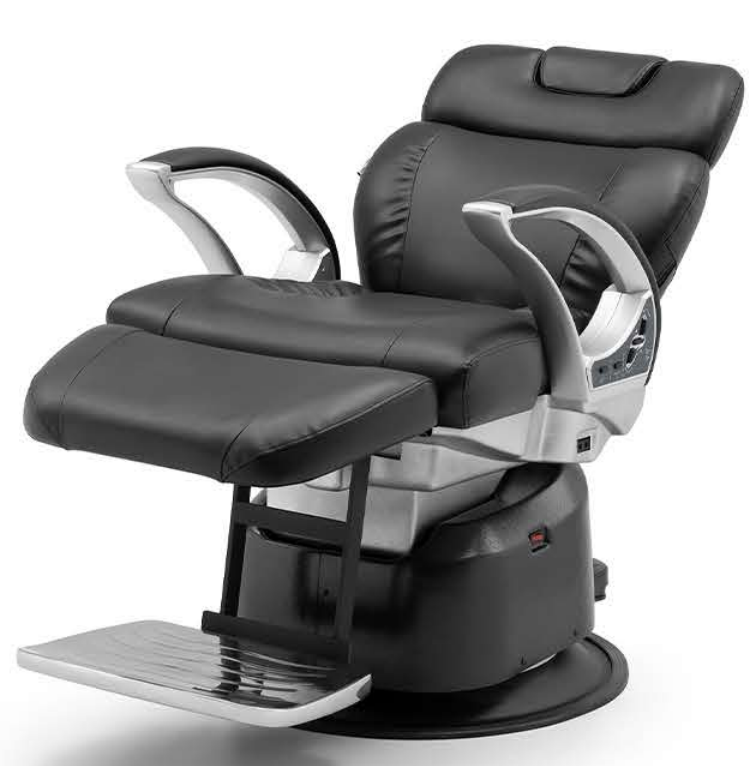 A 2026 Luxury Modern Electric Barber Chair Reclining 3 Motors ...