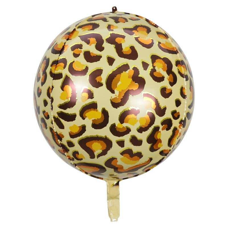 Animal Print Round Foil Balloons Assorted Designs 22 Inch Jungle ...