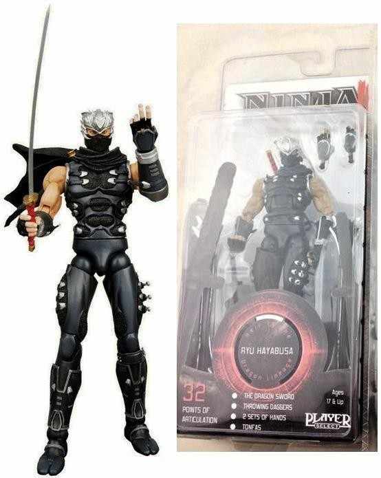NECA Ninja Gaiden Ryu Hayabusa Action Figure - Moveable Vinyl Doll