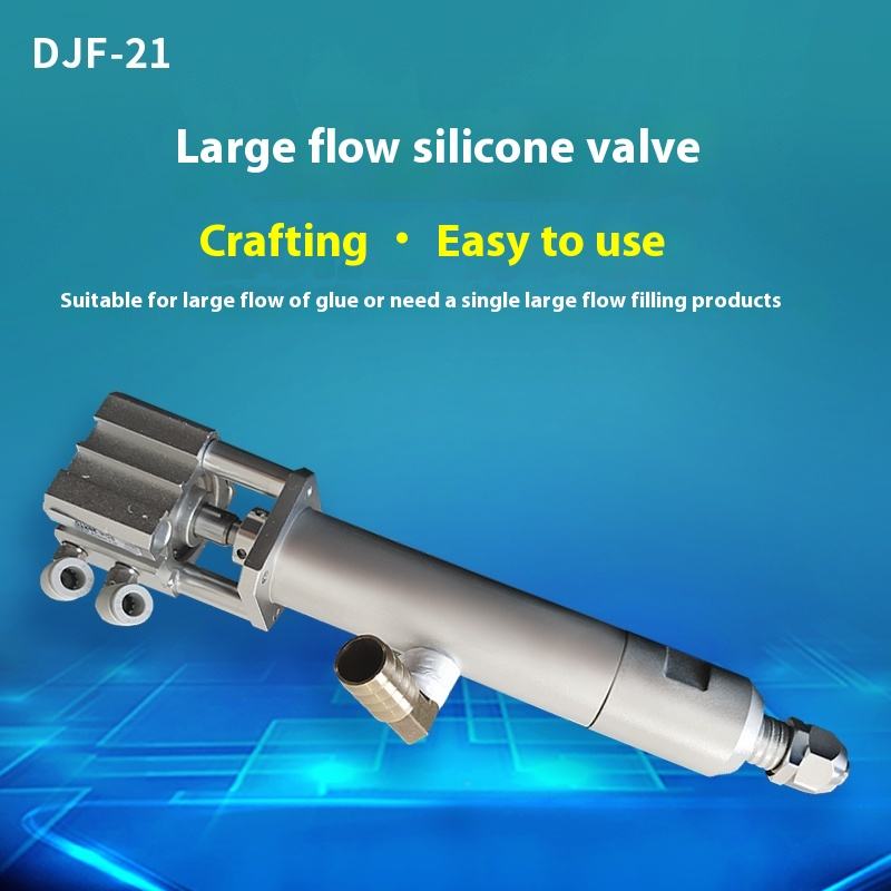 Silicone High Flow Dispensing Valve for Gas Pneumatic Power