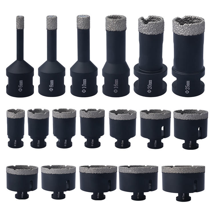 Vacuum Brazed Porcelain Tile Core Drilling Bit Diamond Drills Hole Saw ...