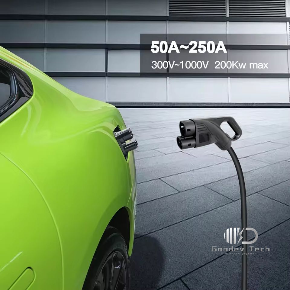 New 150A/250A 250KW/1000V DC Fast EV Charger Adapter CCS2 to CCS1 DC ...