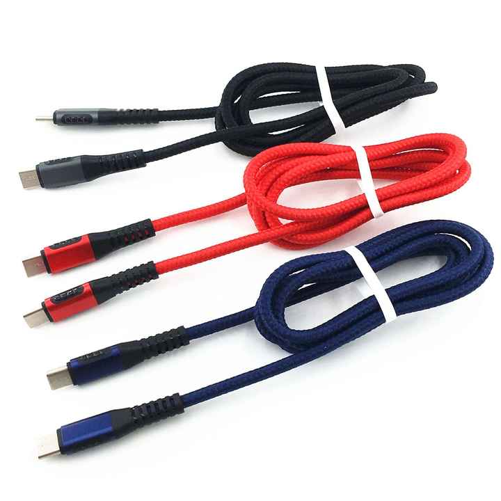 1M 3A 60W USB C to Micro Type C Fast Charging Cord Pure Copper Nylon ...