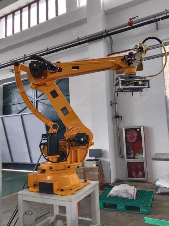 Industrial 20-50kg/bag Cartons Boxes Bags Stacking Automatic Robot Palletizer for Packing ...