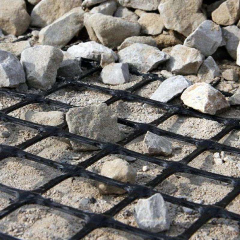 High Tensile Basalt Fiber Mesh Geogrid Road Construction Bitumen Coated ...