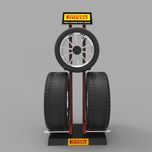 Buy Freestanding single tyre display stand with Custom Designs ...