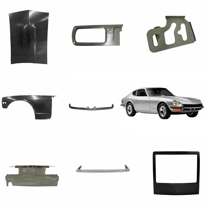 Datsun 240Z Body Shells - Unibody Chassis for Repair & Replace