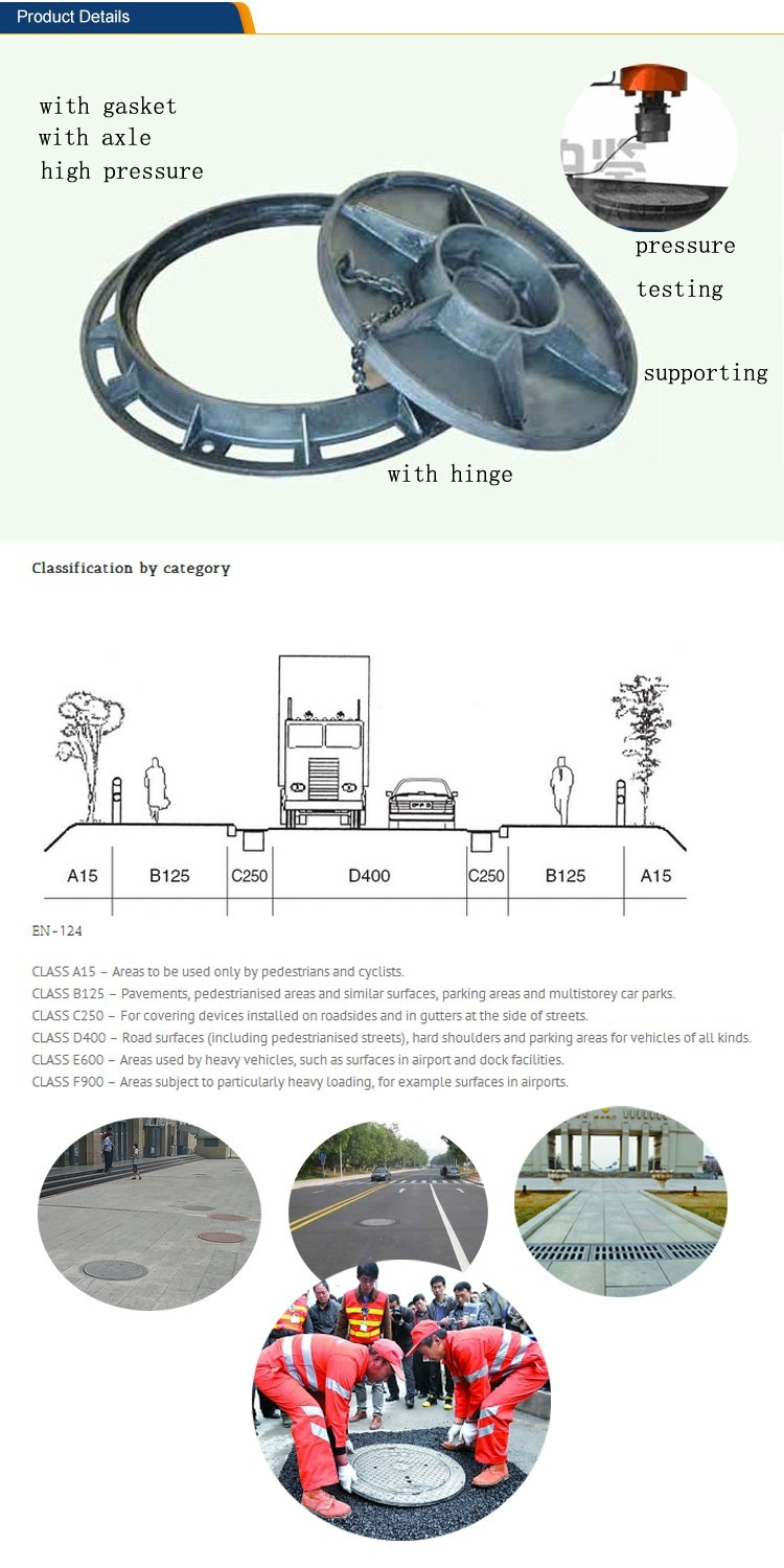 Standard Manhole Cover Size Manhole Cover Ductile Cast Iron D400 - Buy ...