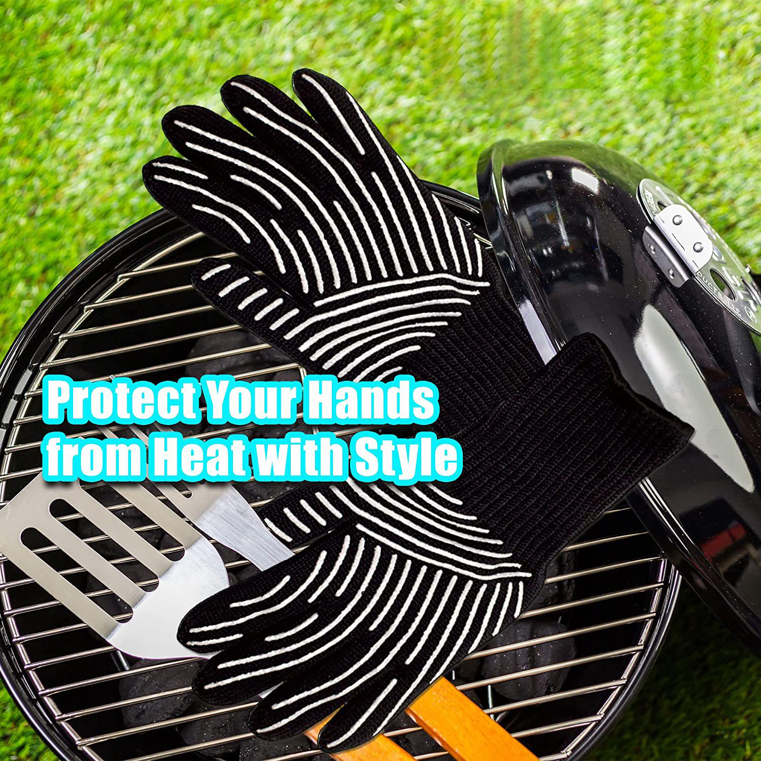 High-Quality leather bbq grill glove for Efficient Heat Protection