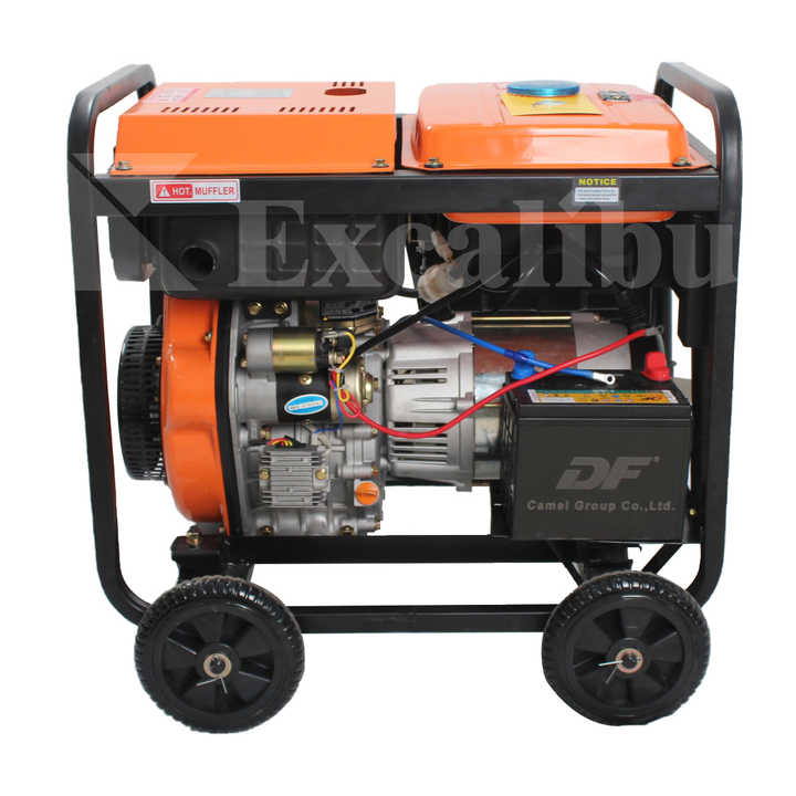 Excalibur Diesel Engine 6.5 Kw Single Cylinder Diesel Generator for ...