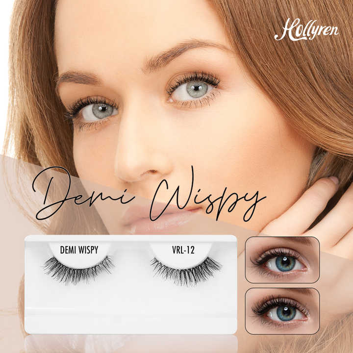 Hollyren Demi Wispy Ultra-Real Eyelash Effect Classic Natural Lashes ...