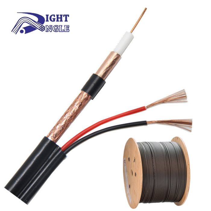 RG59+2C CCTV Coaxial Cable 18AWG with Copper Conductor Power Wires CE ...