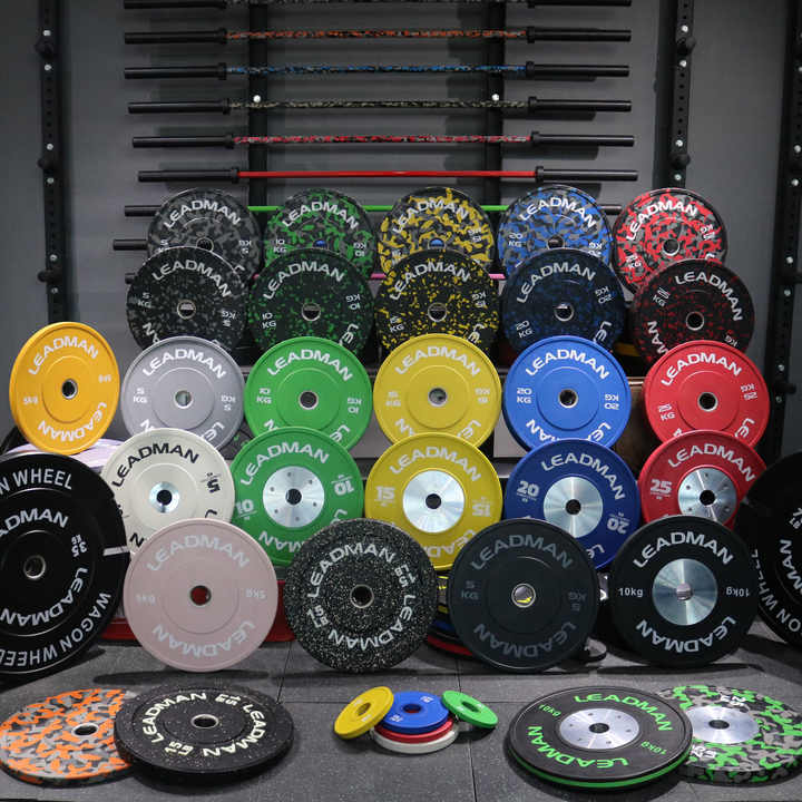 Wholesale Custom Rubber Bumper Plates Set Weightlifting Gym Discs ...