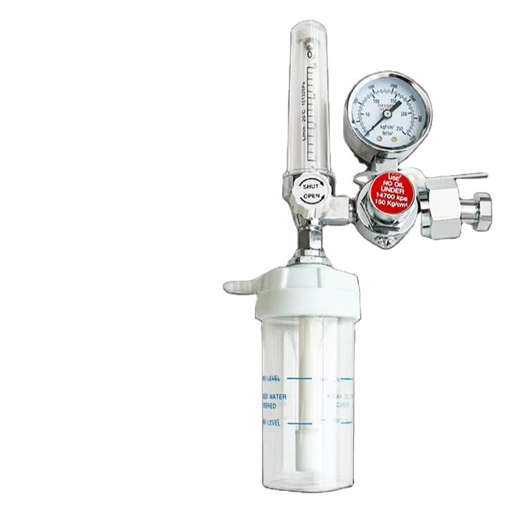 DIN477 Float Type Medical Oxygen Inhaler Regulator Flowmeter ME8978-D ...
