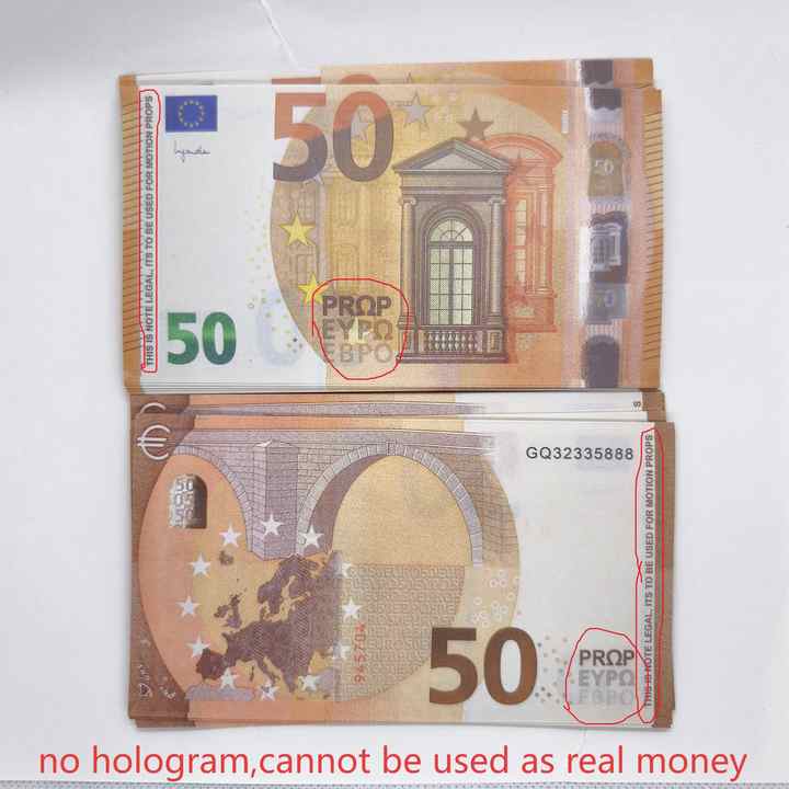 High Quality Euro Prop Money - Perfect for Movie Effects