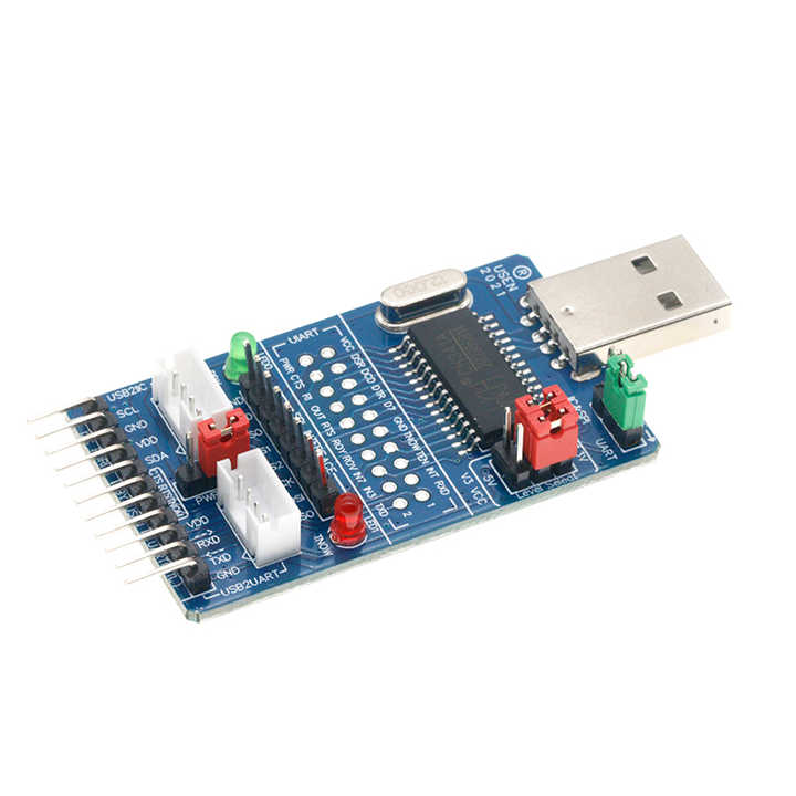 USB to SPI I2C IIC UART TTL ISP Serial Adapter Module EPP/MEM Converter ...